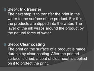 Water transfer printing... | PPTX