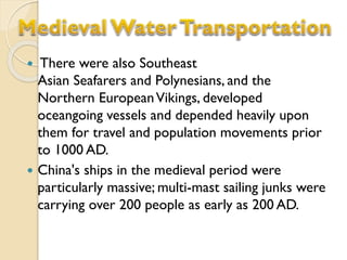 Past Water Transportation | PPT