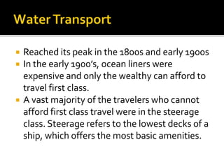 Water transport | PPT