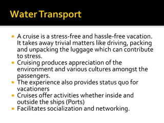 Water transport | PPT