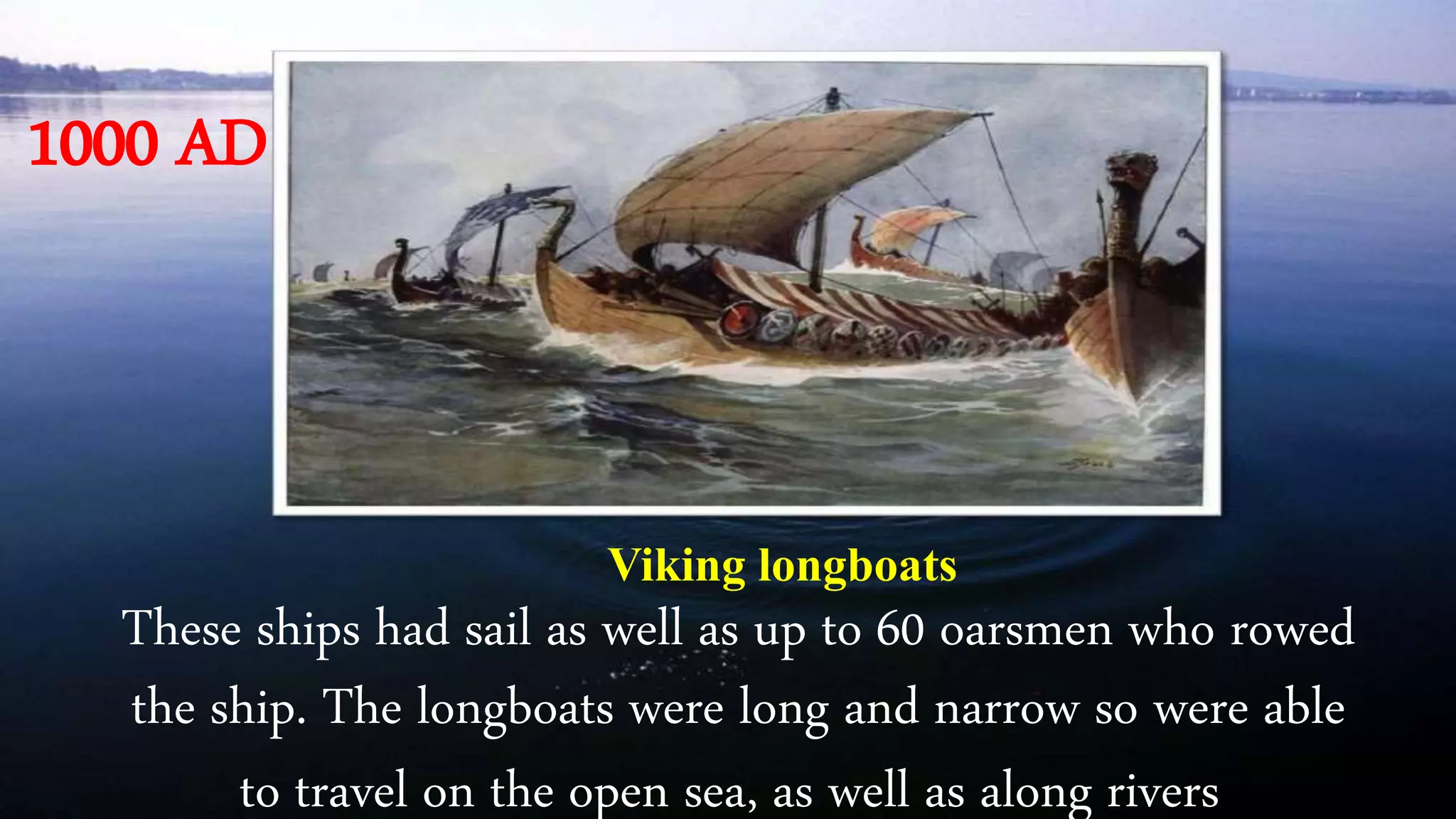 Water transportation history and new trends | PPTX