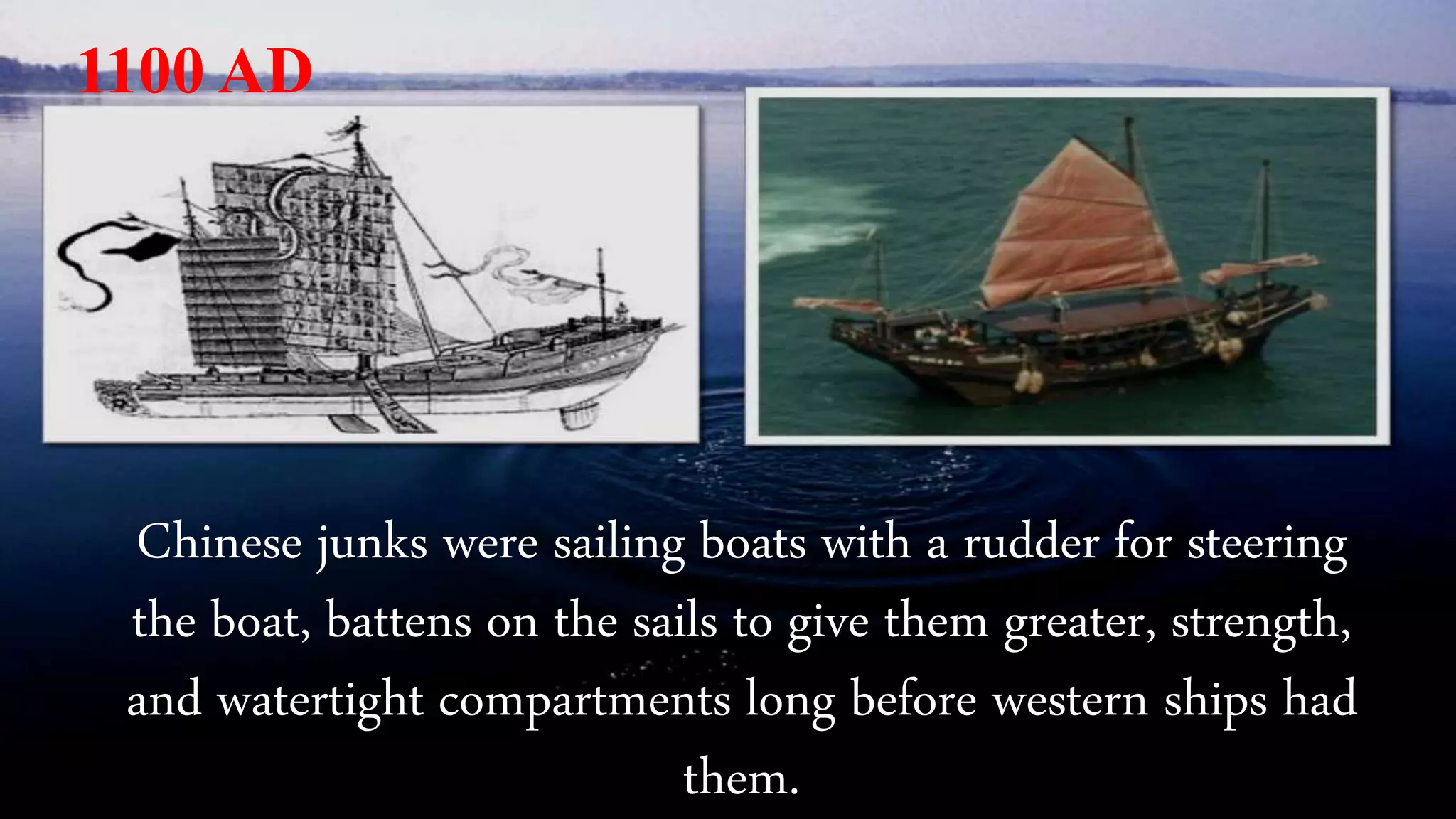 Water transportation history and new trends | PPTX