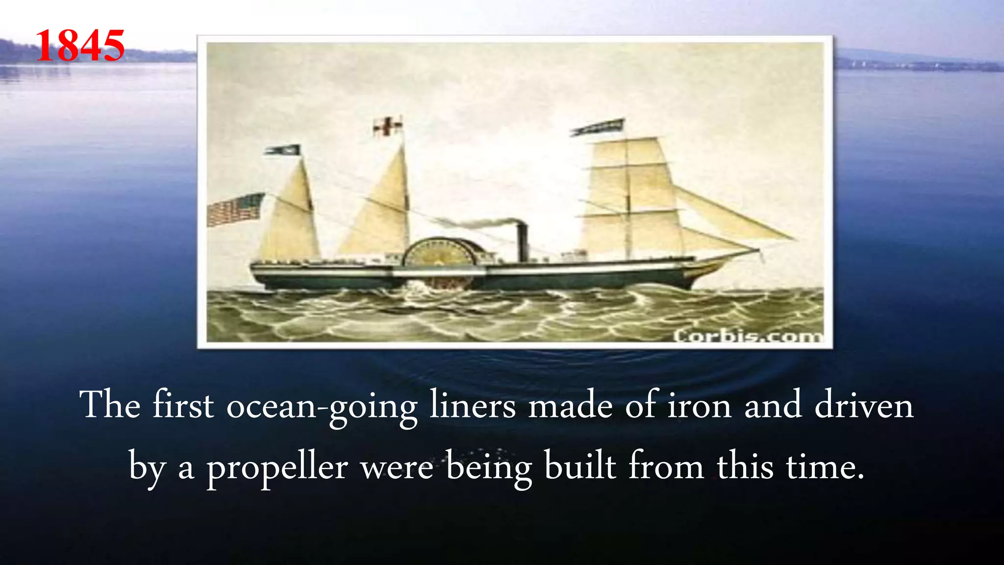 Water transportation history and new trends | PPTX