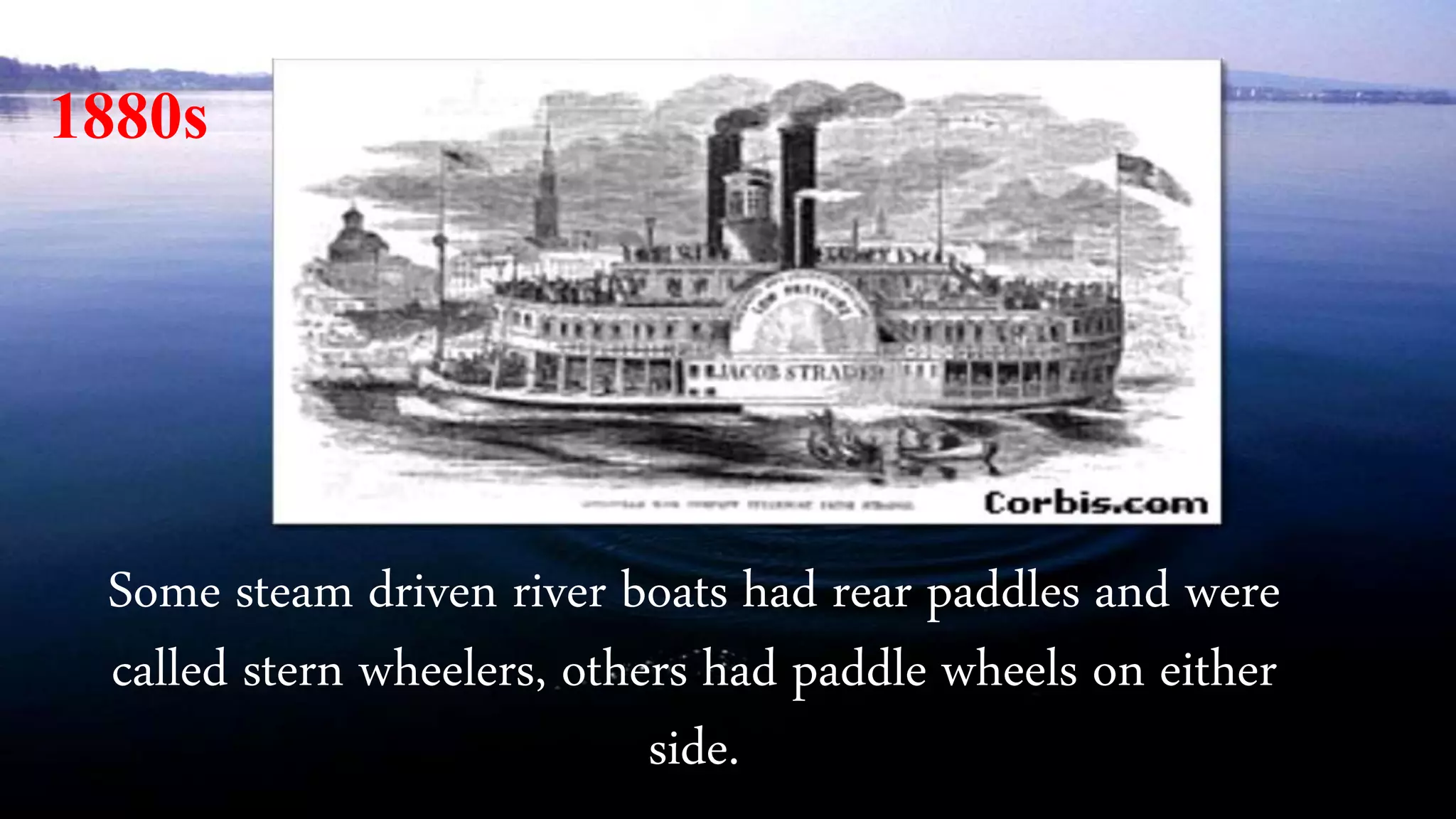 Water transportation history and new trends | PPTX