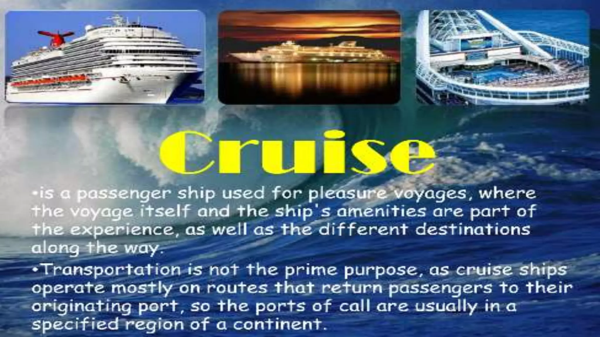 Water transportation history and new trends | PPTX