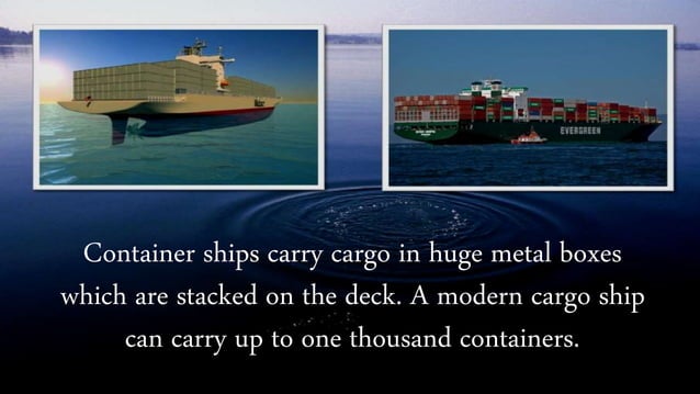 Water transportation history and new trends | PPTX