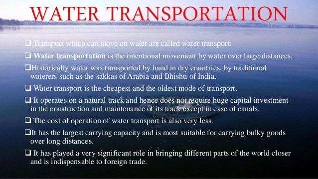Water Transportation History And New Trends water-transportation-history-and-new-trends