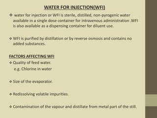Water treatment | PPTX