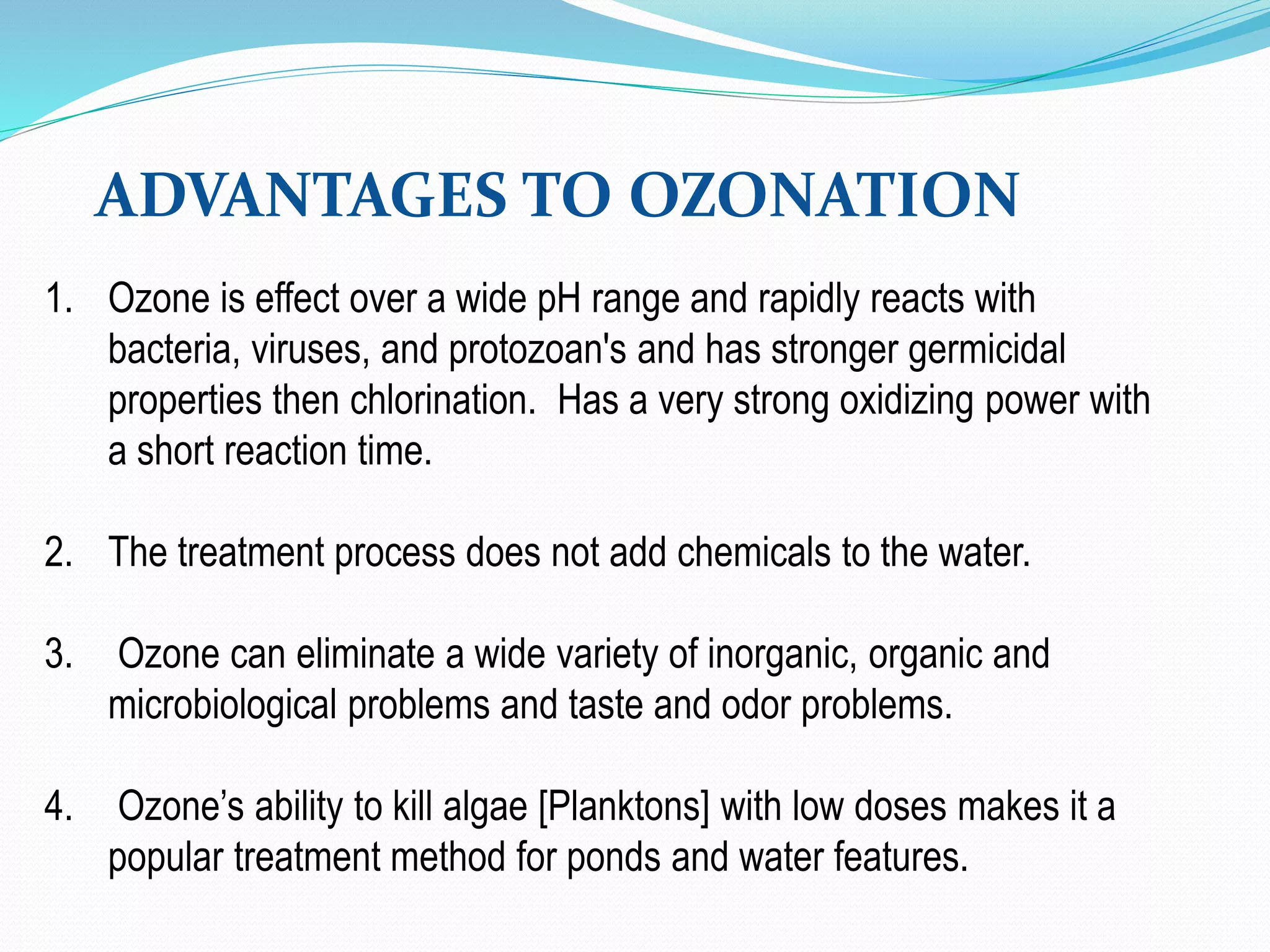 Water treatment-WATER TREATMENT PROCESS-OZONISATION AND UV APPLICATION ...