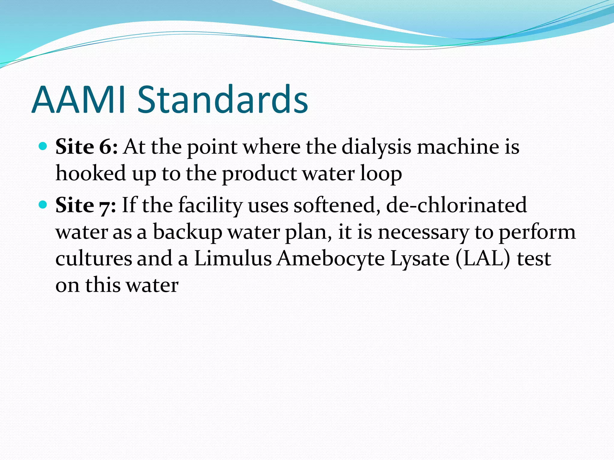DIALYSIS WATER TREATMENT | PPT