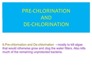 Water Treatment and Waste Water Treatment | PPT