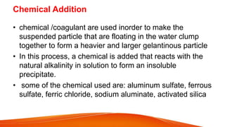 Drinking Water treatment | PPTX