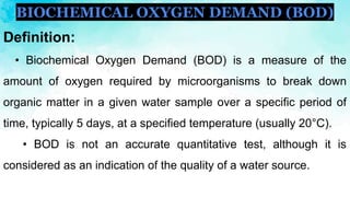 WATER TREATMENT BOD, COD, DISSOLVED GASES ppt.pdf