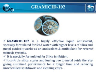 Water Treatment Chemicals Manufacturers in India | PPTX