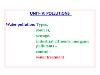 Water treatment | PPT