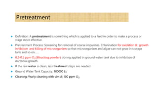 Water Treatment Plant ,water purification method.pptx