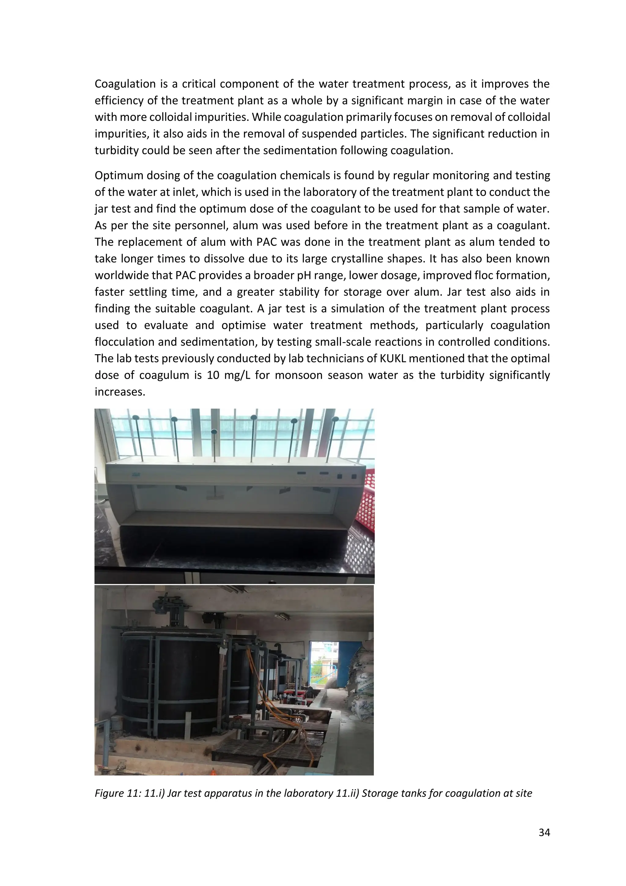 A Field Visit Report to Water Treatment Plant, KUKL Mahankal | PDF