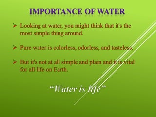 Water treatment process | PPT