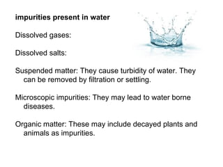 Water treatment , a simple presentation.... | PPT