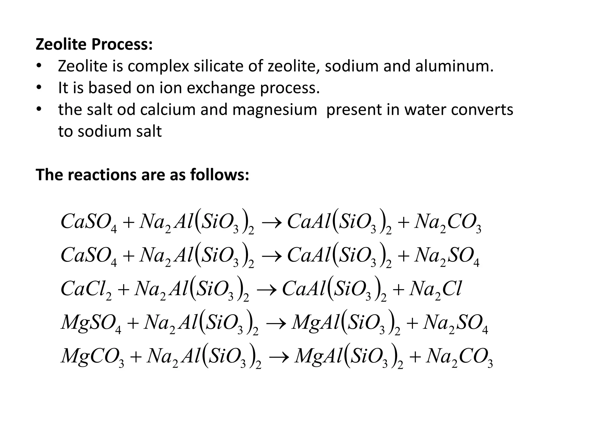 Water treatment process | PPTX
