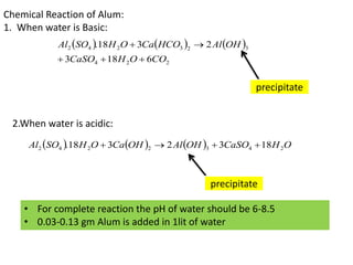 Water treatment process | PPTX