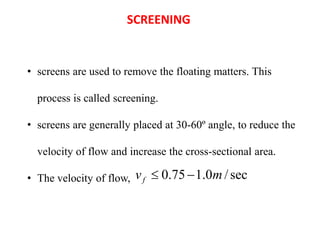 Water treatment process | PPTX