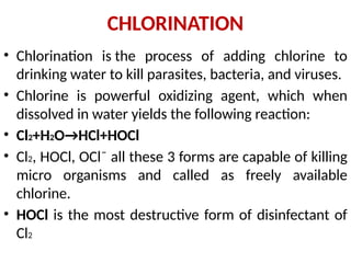 water treatment process water treatment process | PPTX