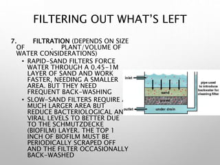 Water treatment process | PPTX | Indoor Environmental Quality | Home ...