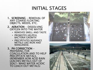 Water treatment process | PPTX