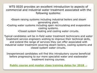 Industrial Water Treatment Training for Technicians & Service Engineers ...