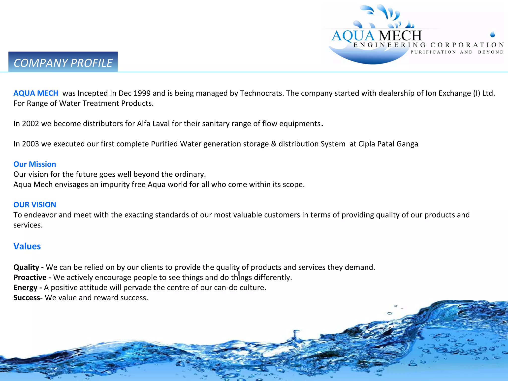 Water Treatment Solutions By Aquamech Engineering Corporation ...