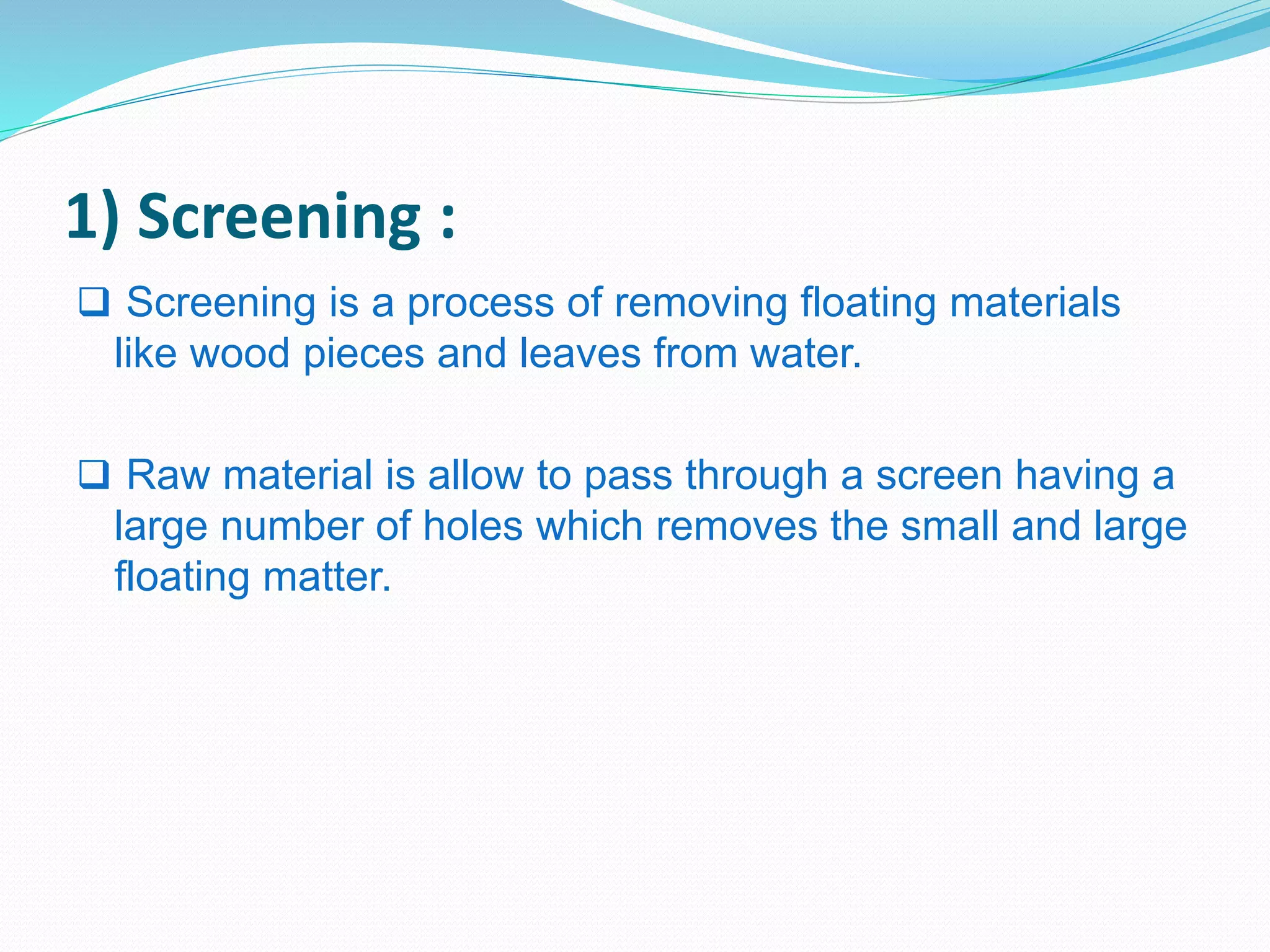 Water Treatment Technology | PPTX