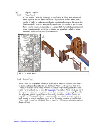 Water turbine classifications | PDF