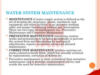 water & waste-water systems_030906.ppt read only | PPT
