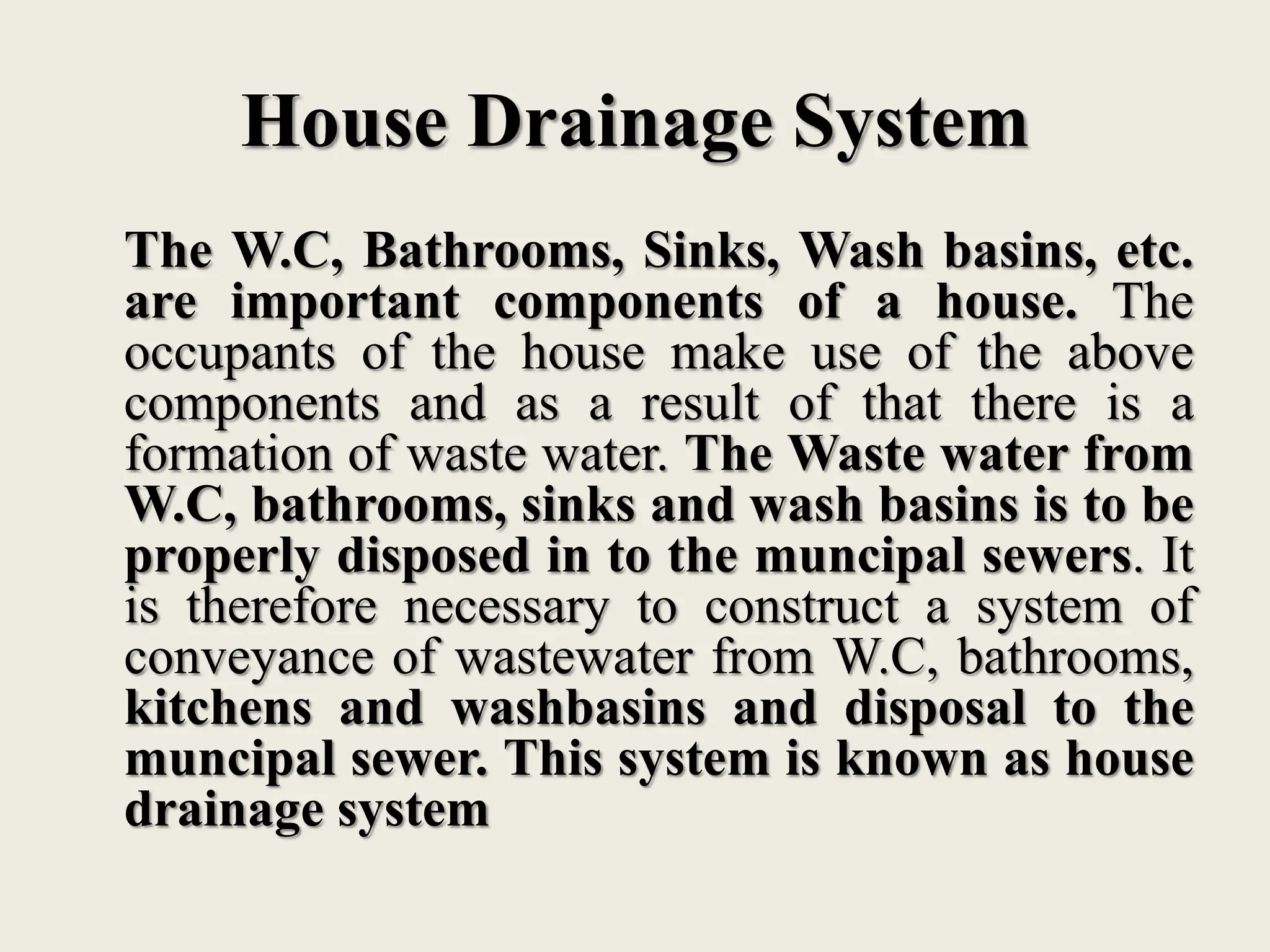 Water waste sanitation house drainage ppt.pdf