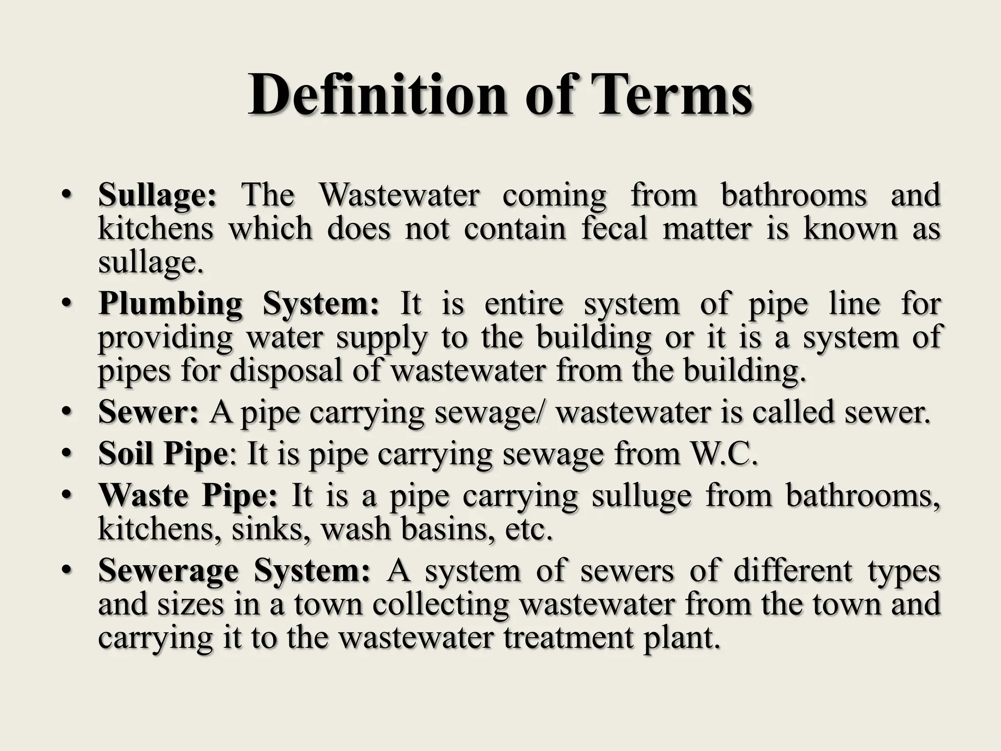 Water waste sanitation house drainage ppt.pdf