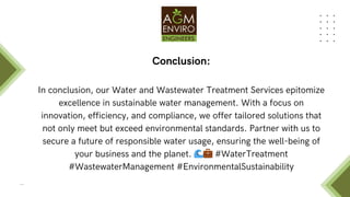 Water & Wastewater Treatment Services in Pune | PPT
