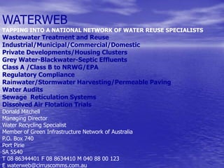Waterweb overview.oct2011 | PPTX