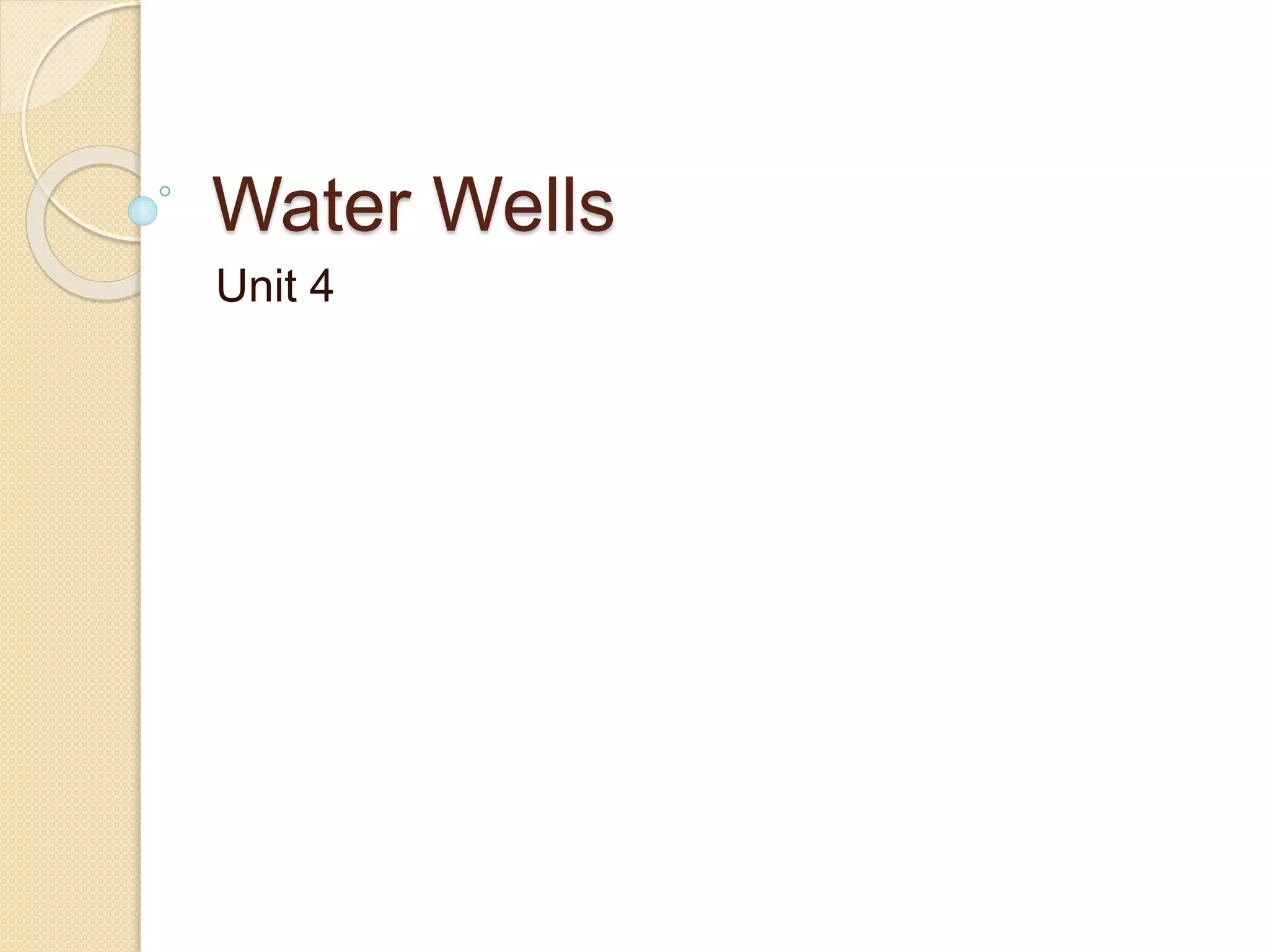 water wells.ppt