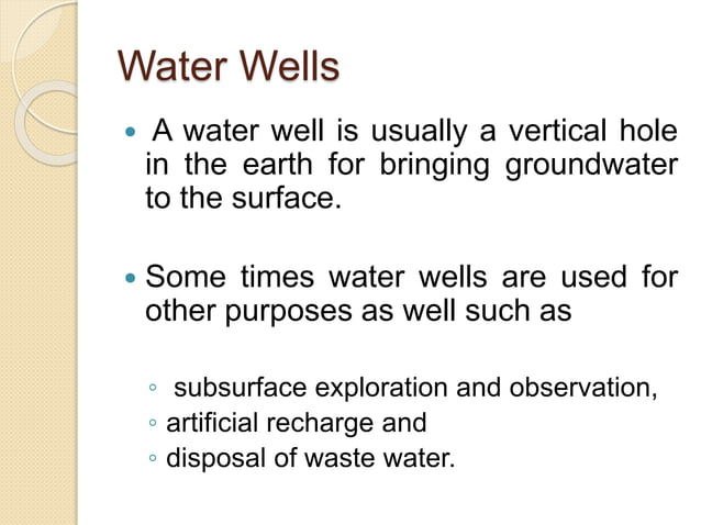water wells.ppt