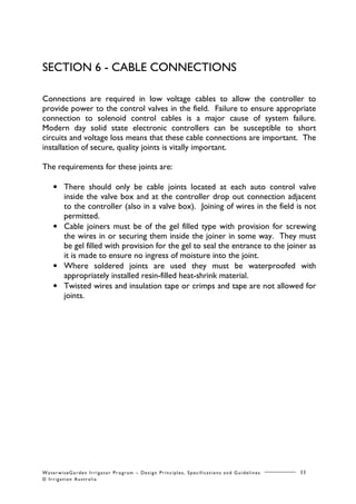 Waterwise Garden Irrigator Program - Australia | PDF