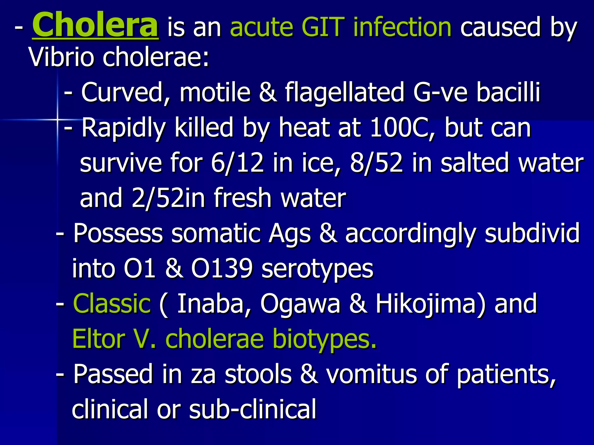Watery Diarrhoea | PPT