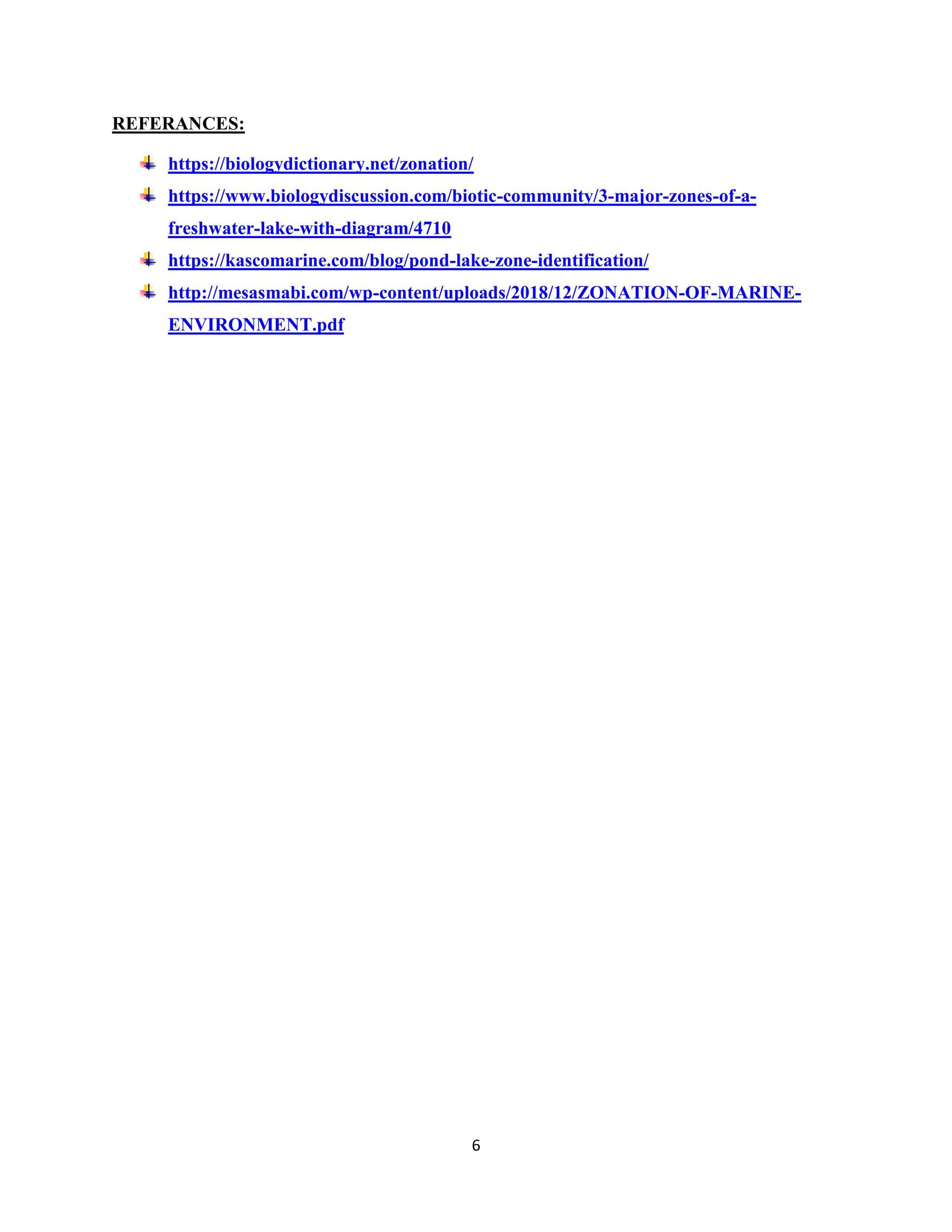 Water zonation | PDF