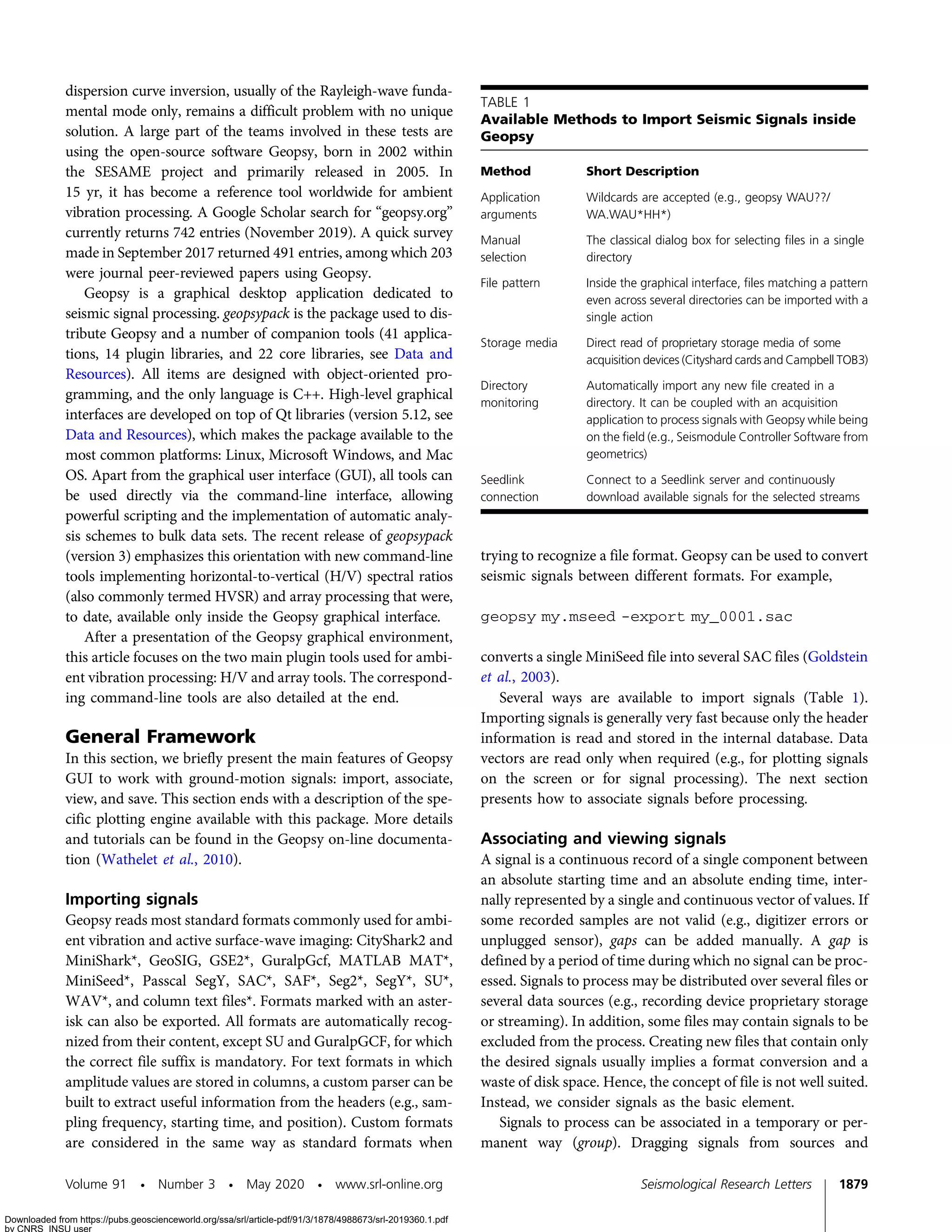Geopsy: Seismic Vibration Processing | PDF