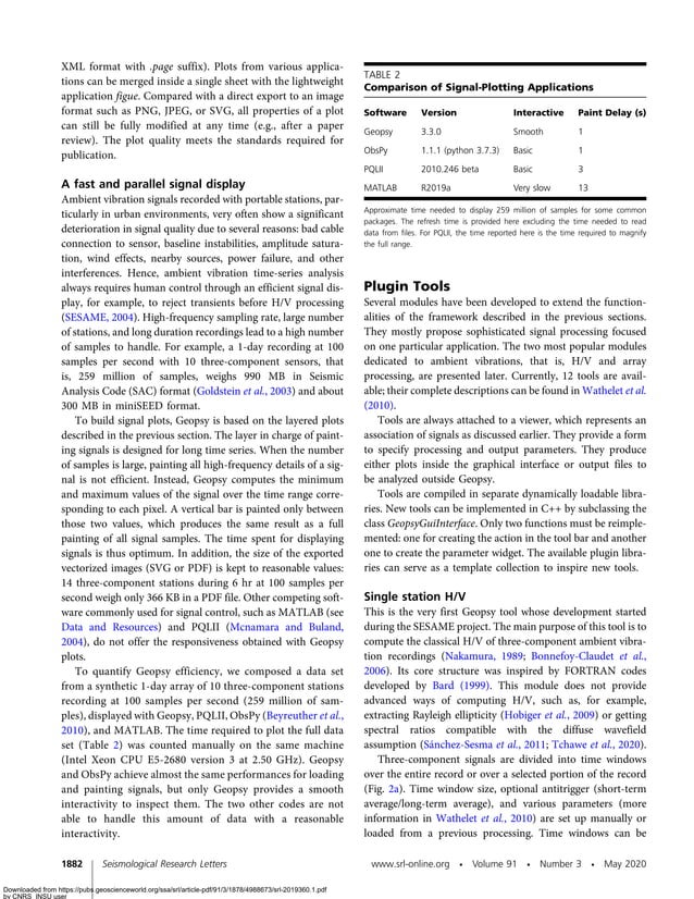 Geopsy: Seismic Vibration Processing | PDF