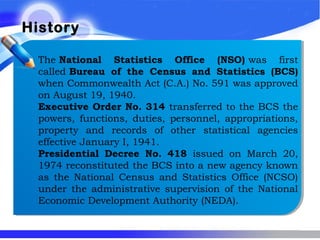 National Statistics Office: OJT presentation | PPT
