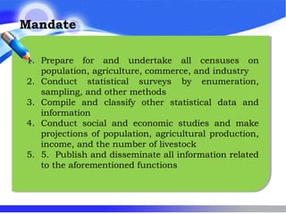 National Statistics Office: OJT presentation | PPT