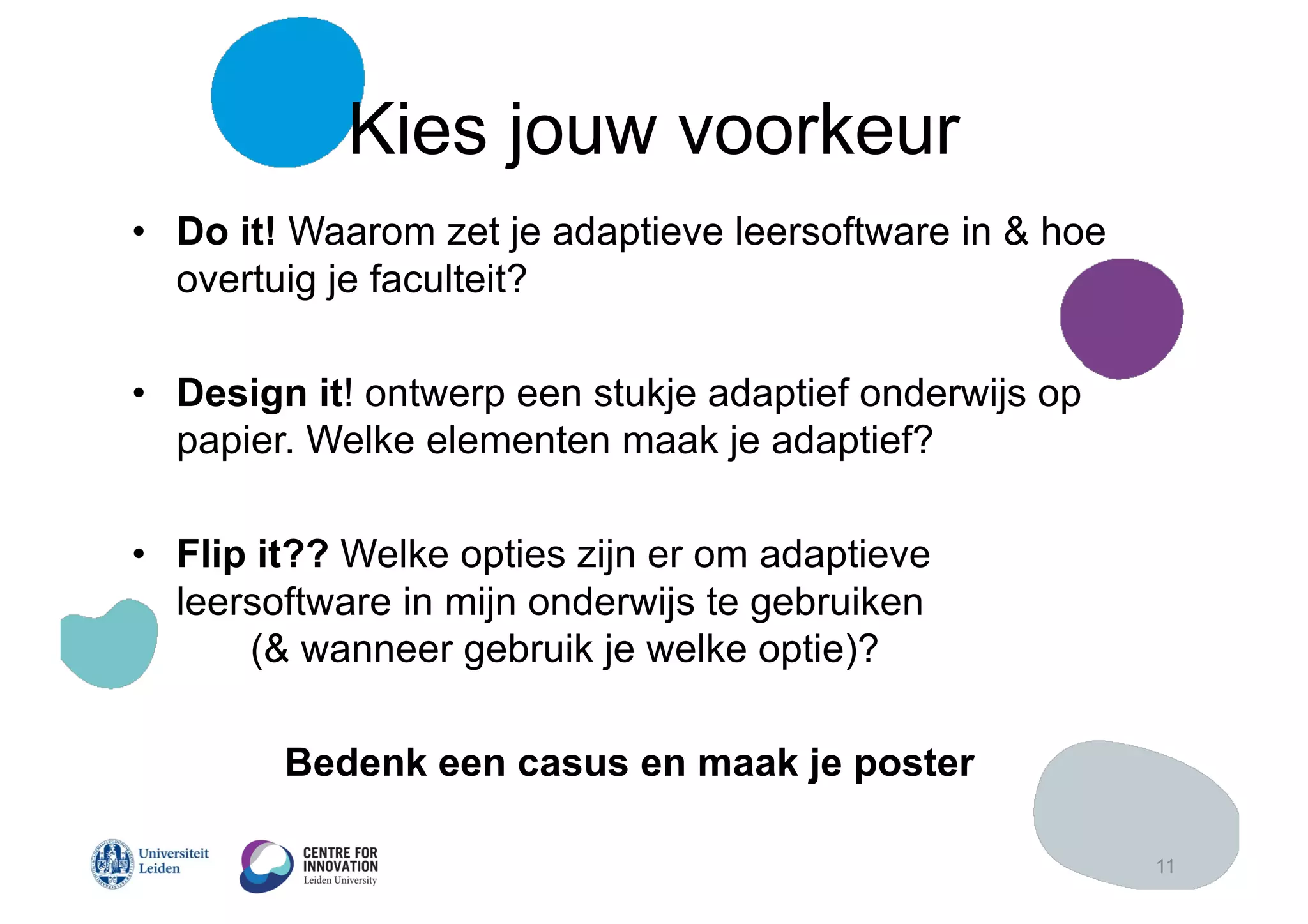 Adaptive learning: wat is het & hoe zet je het in? - Annemieke van den ...