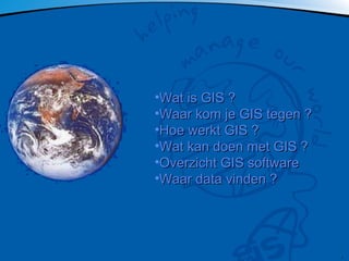 Wat Is Gis | PPT