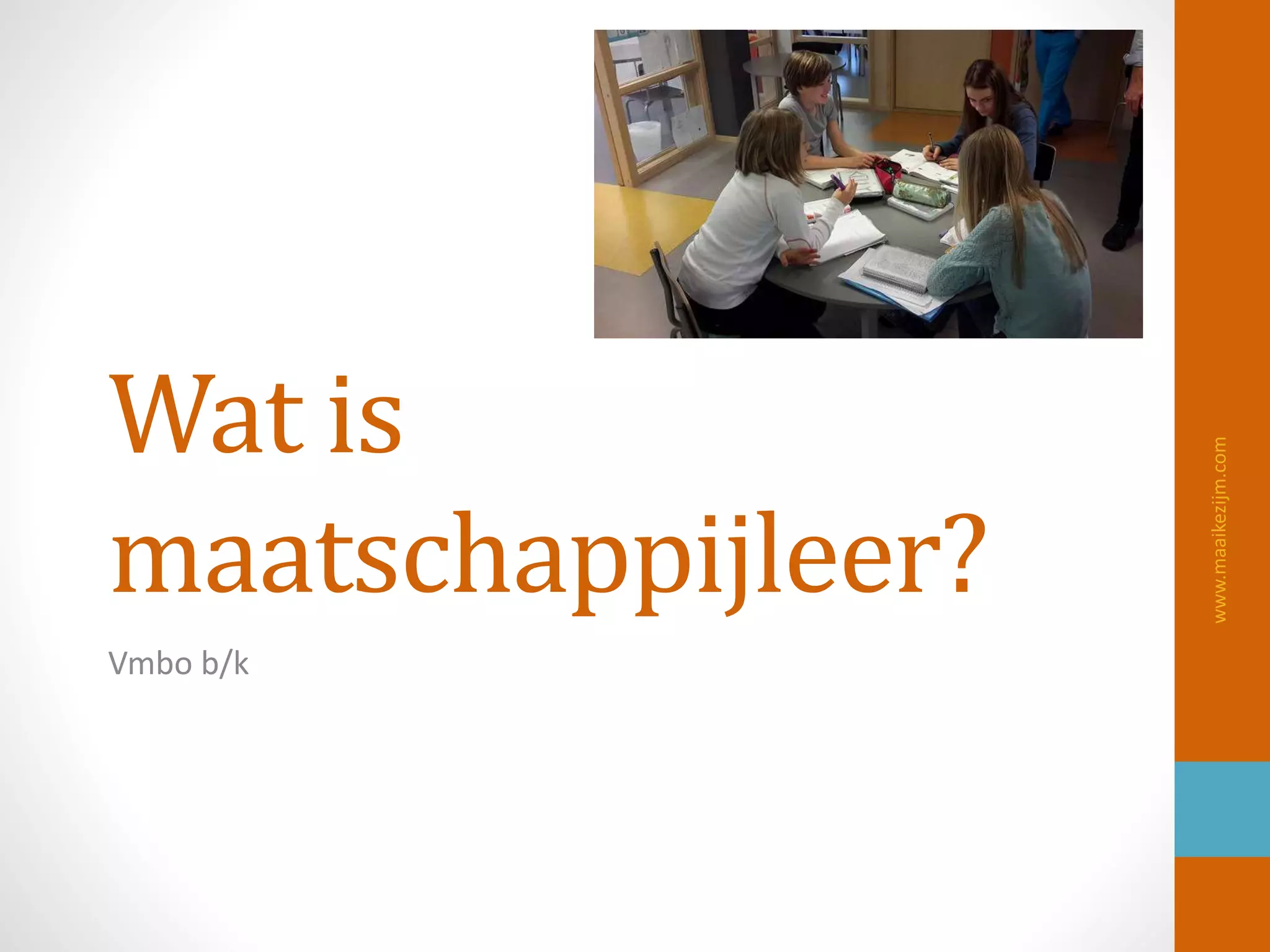 Wat is maatschappijleer? | PPTX